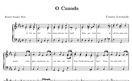 O Canada Full score - Orchester, Klavier, Gesang, SATB, Gitarre - Noten ...
